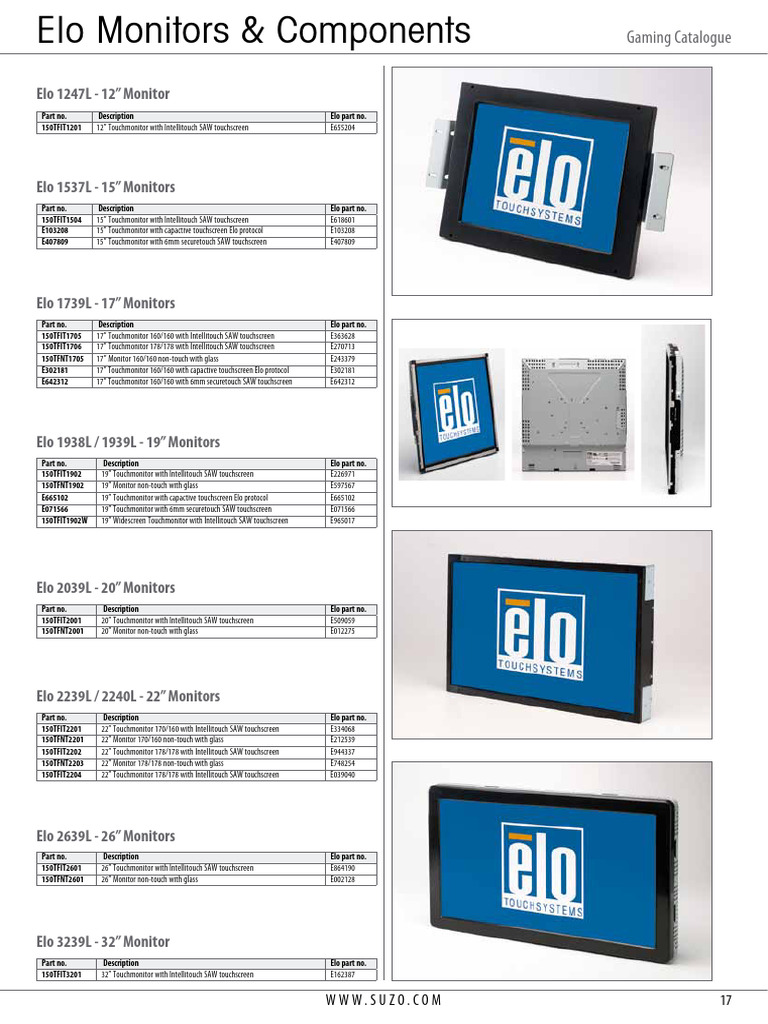 Elo Monitor | PDF | Computer Monitor | Touchscreen