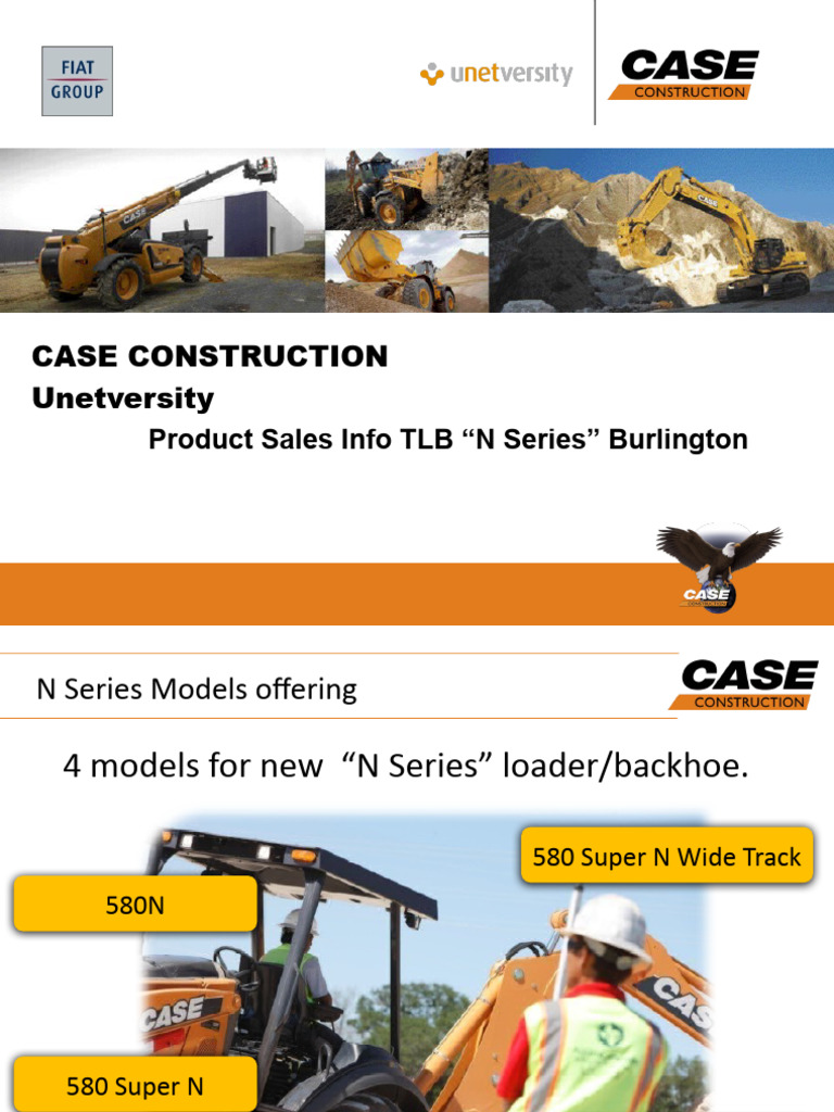Product Sales Info CASE TLB N Series | PDF | Manual Transmission | Automatic Transmission