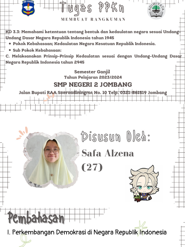 PPT PPKN - Bab. III - 9i - Safa Alzena - Ganjil - 2023 | PDF