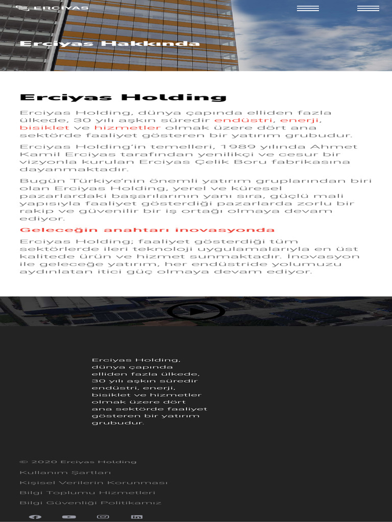 Erciyas Holding | PDF