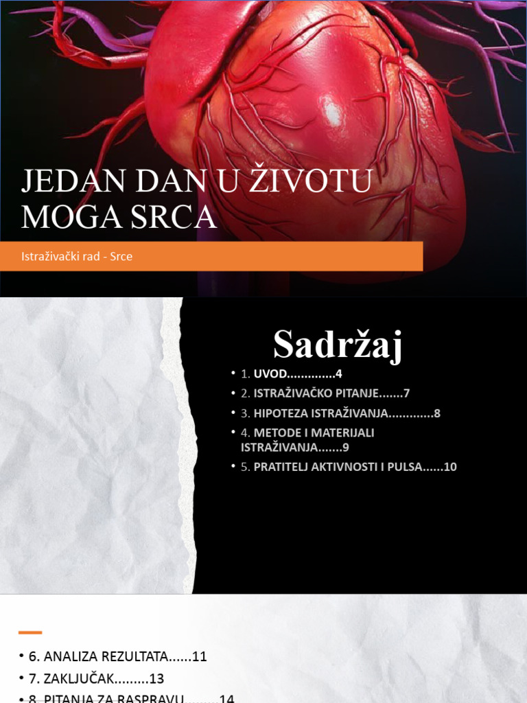 Istraživački Rad - Srce | PDF