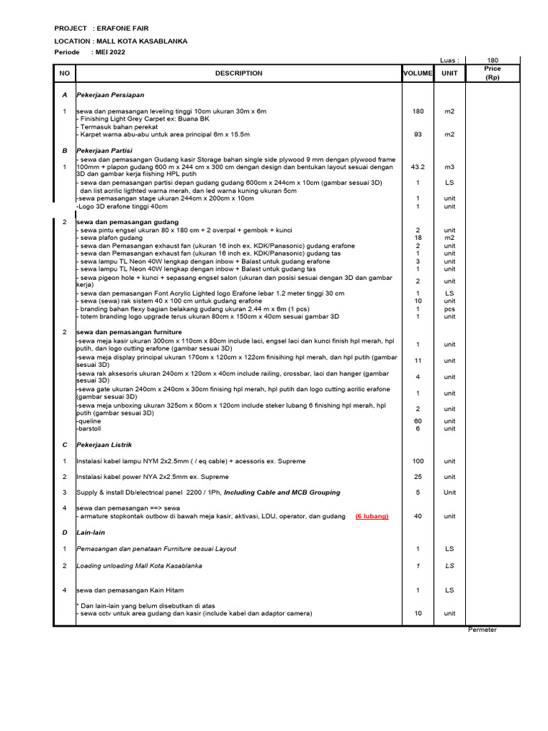 Boq Erafone Fair Kokas 2022 | PDF