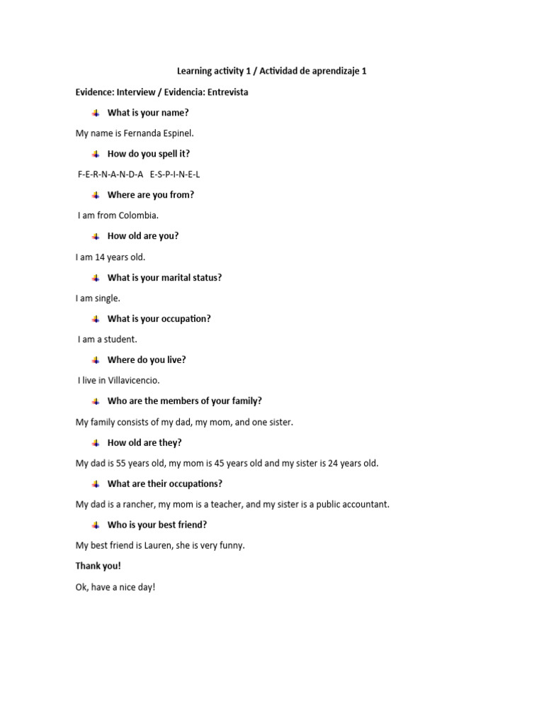 Learning Activity 1 | PDF