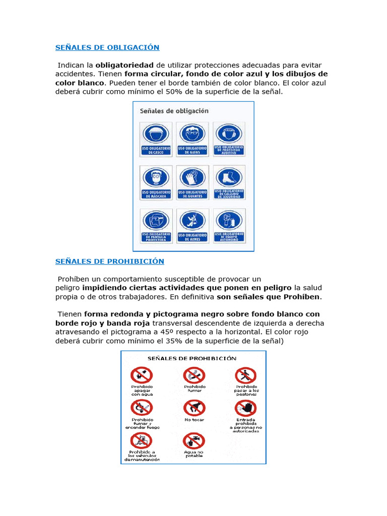 Senales de Obligacion | PDF
