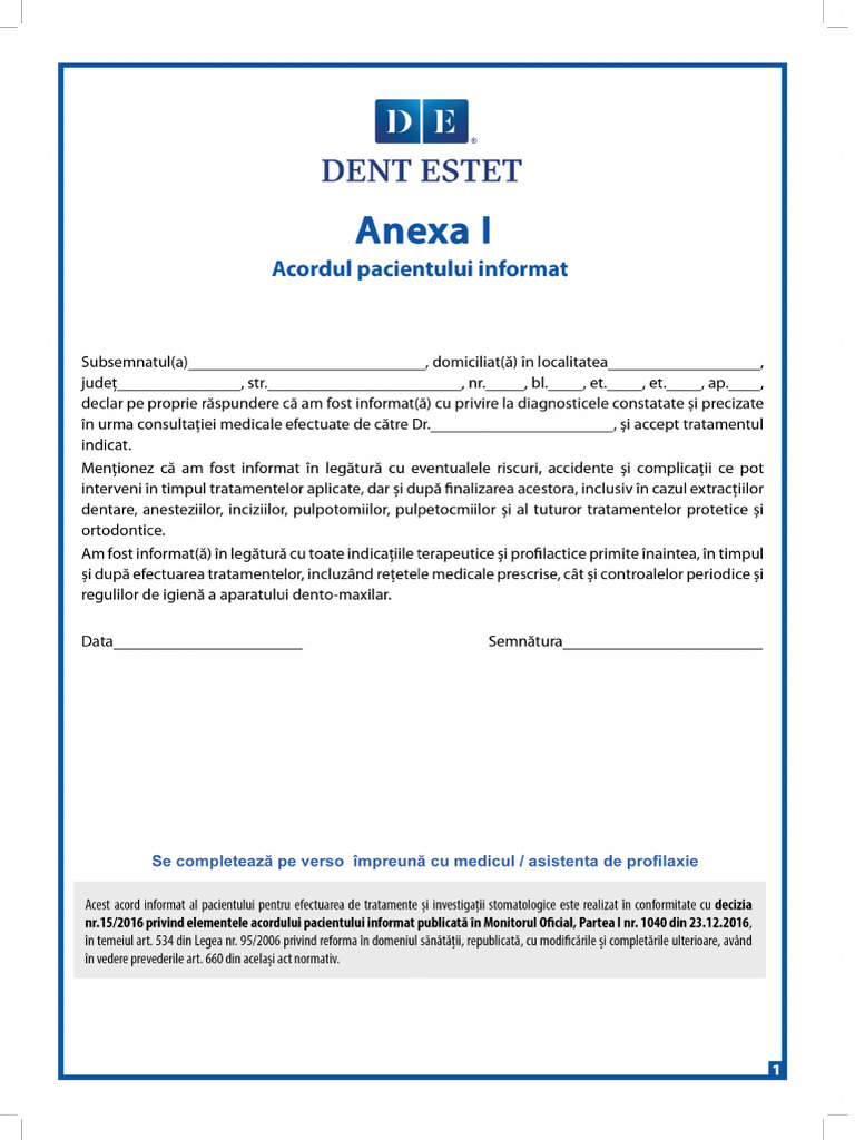 Anexa Acord Informat | PDF