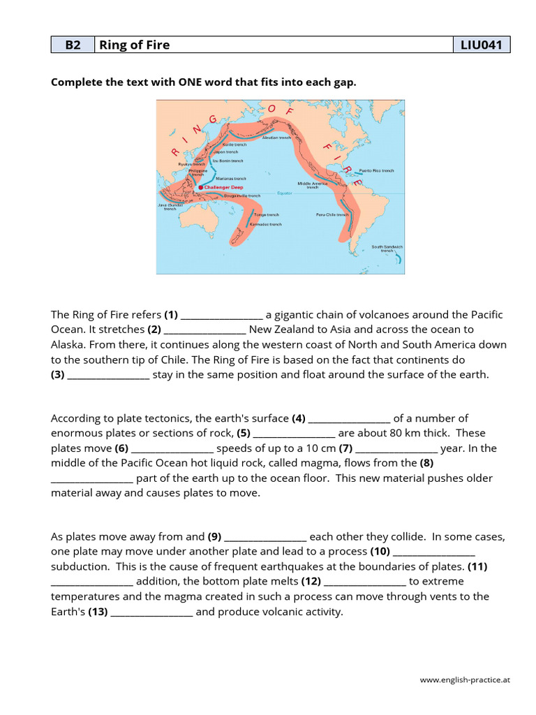 Liu041 Ring of Fire | PDF | Plate Tectonics | Volcano