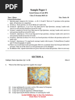 Class 10 Social Science Portfolio Cbse | PDF