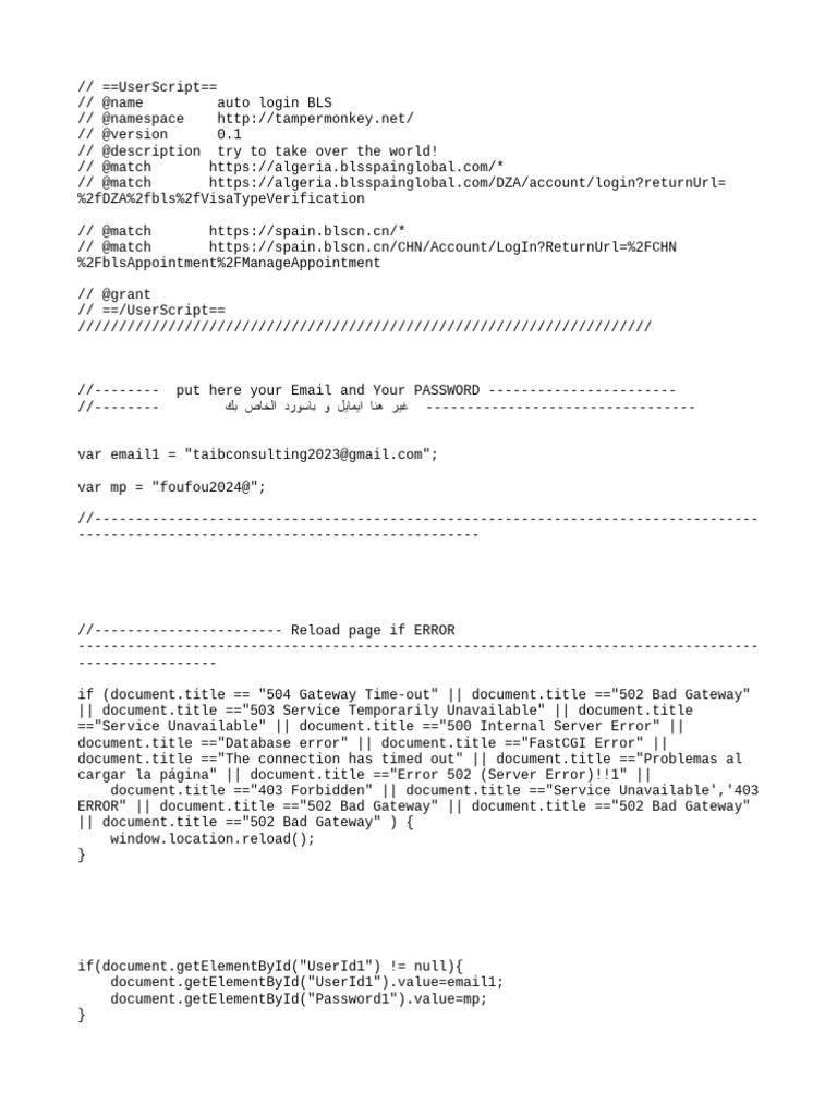 Auto Log BLS | PDF | Computing | Cyberspace