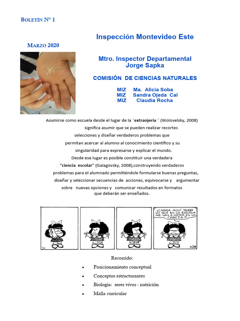 Boletín N°1 | PDF | Nutrición | Dieta y nutrición