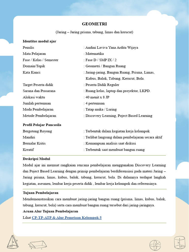 Identitas Modul Ajar | PDF