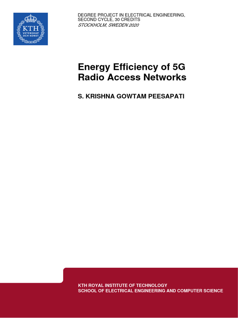 Energy Efficiency of 5G | PDF