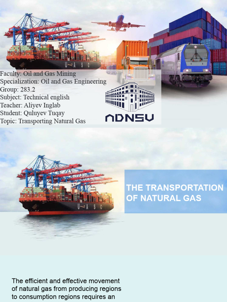 Transporting Natural Gas | PDF | Pipeline Transport | Natural Gas