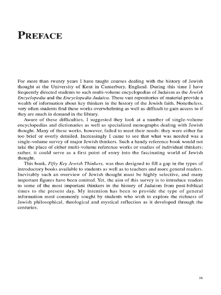 Fifty Key Jewish Thinkers 6 | PDF