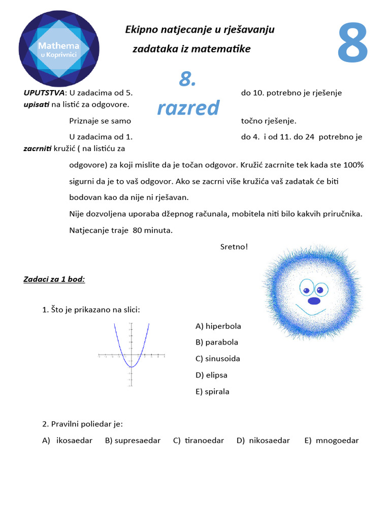 2016-Mathema-OS-8-razred-ZADACI | PDF