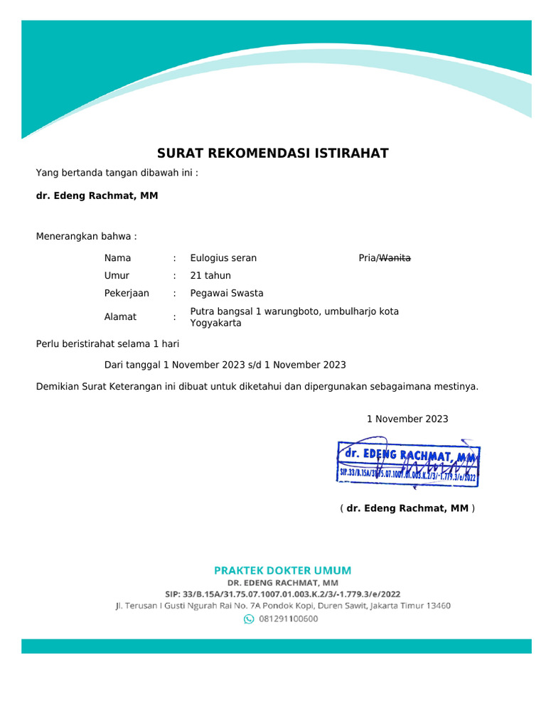 Suratsakit Eulogius Seran 20231031212503 | PDF