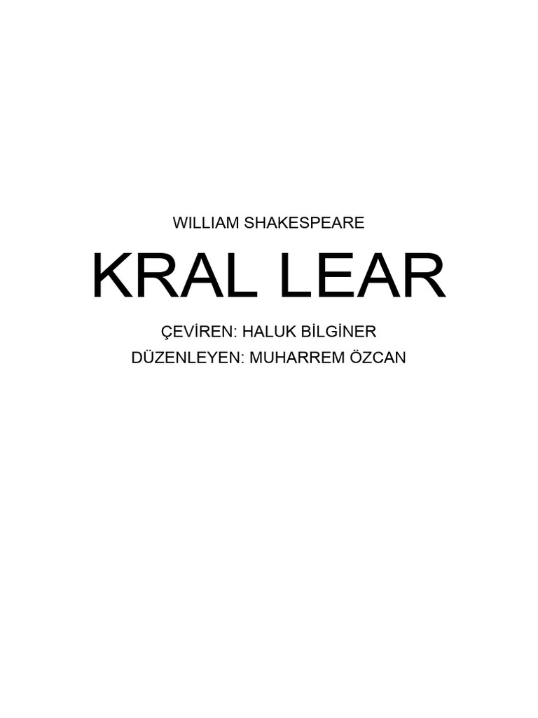 Kral Lear 20.10.2020 | PDF