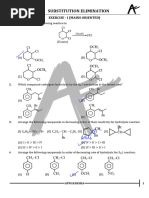 SN1 SN2 E1 E2 Reaction Practice Test | PDF | Chemical Reactions ...