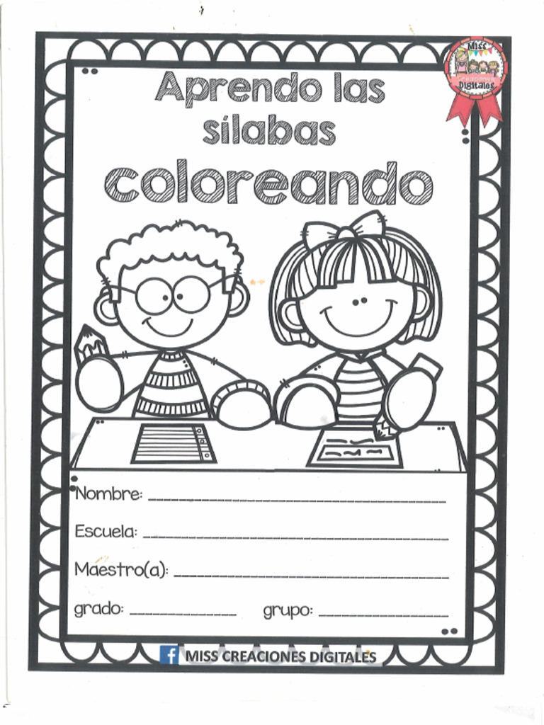Aprendo Las Silabas Coloreando | PDF Aprendo Las Silabas Coloreando | PDF