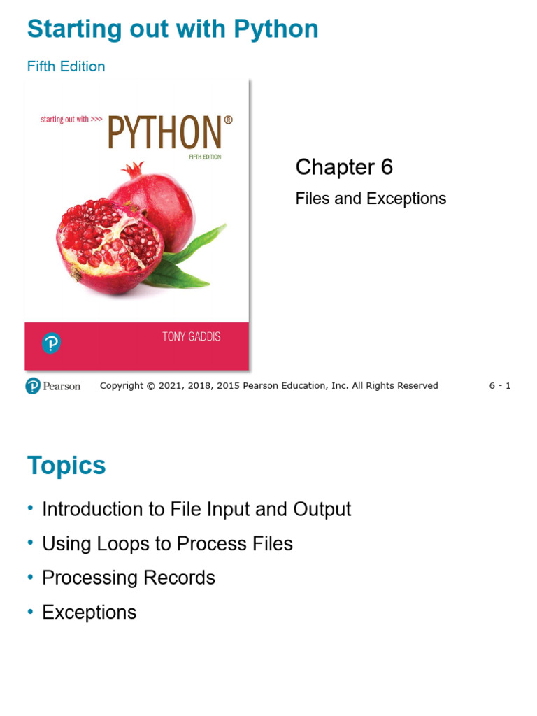 06 Gaddis Python Lecture Ppt Ch06 Pdf Computer File Filename 