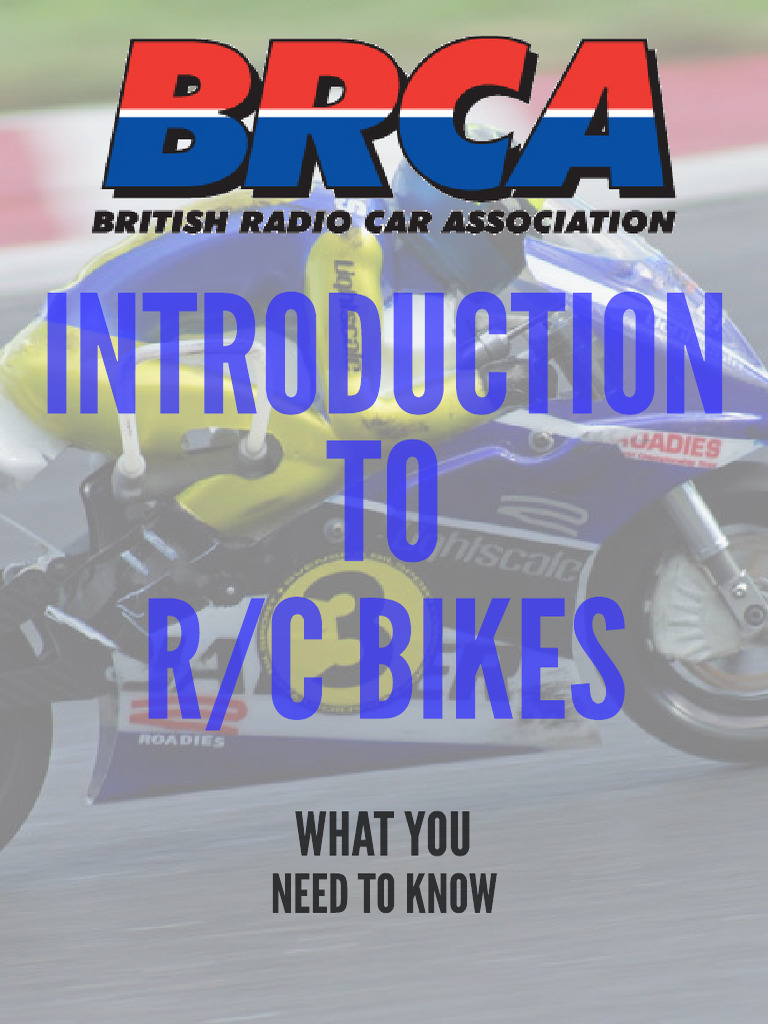 Introduction To RC Bikes | PDF | Motorcycle | Vehicles