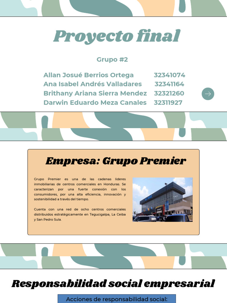 Proyecto Final, Grupo #2 | PDF