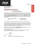 OEM Authorization Letter Template | PDF | Career & Growth | Computers