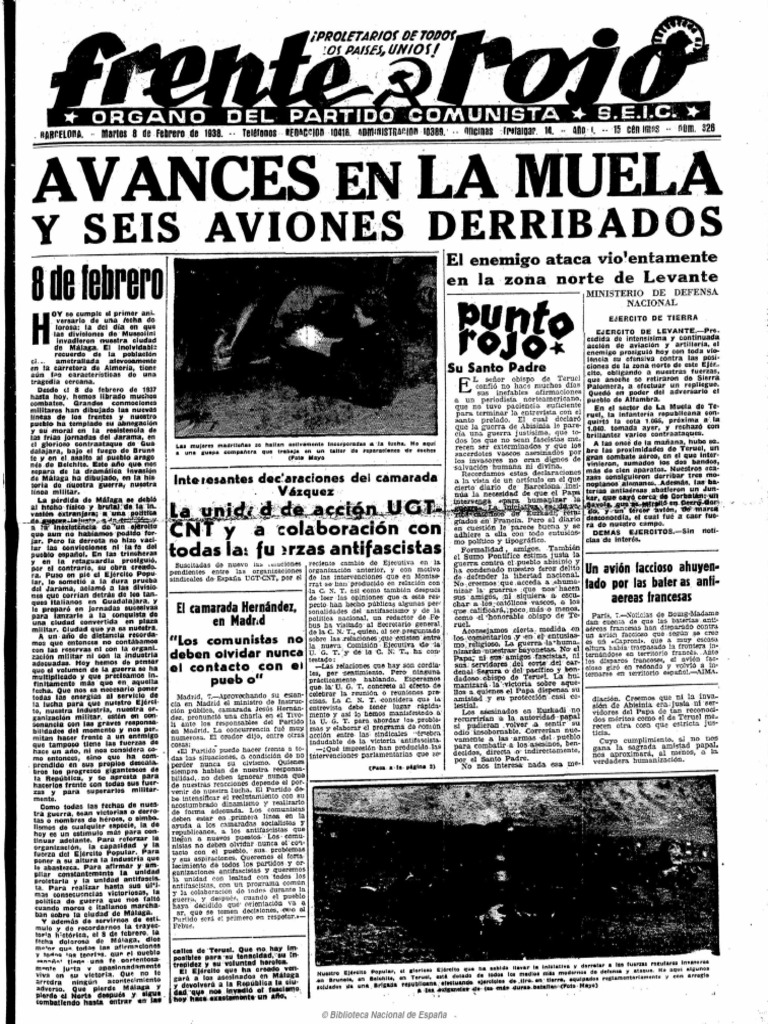 Frente-rojo-8-2-1938 | PDF