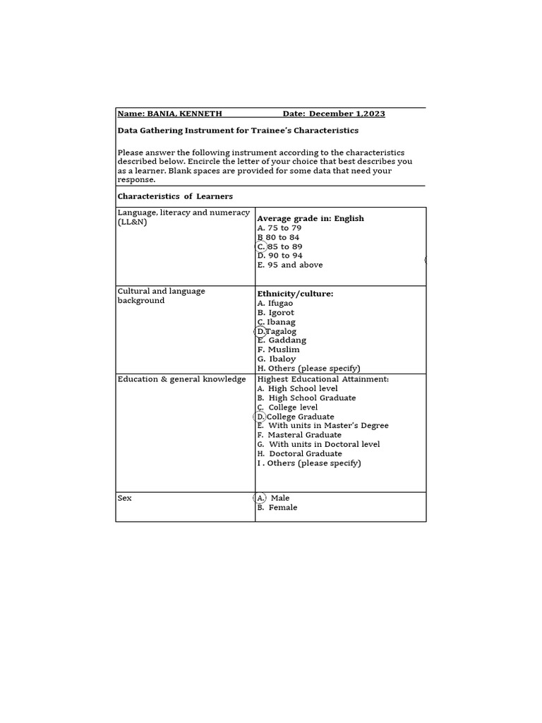 JMB-Data Gathering Instrument For Trainee's Characteristics 3 - Google ...