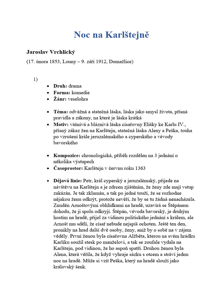 Portfolio - Noc Na Karlštejně | PDF