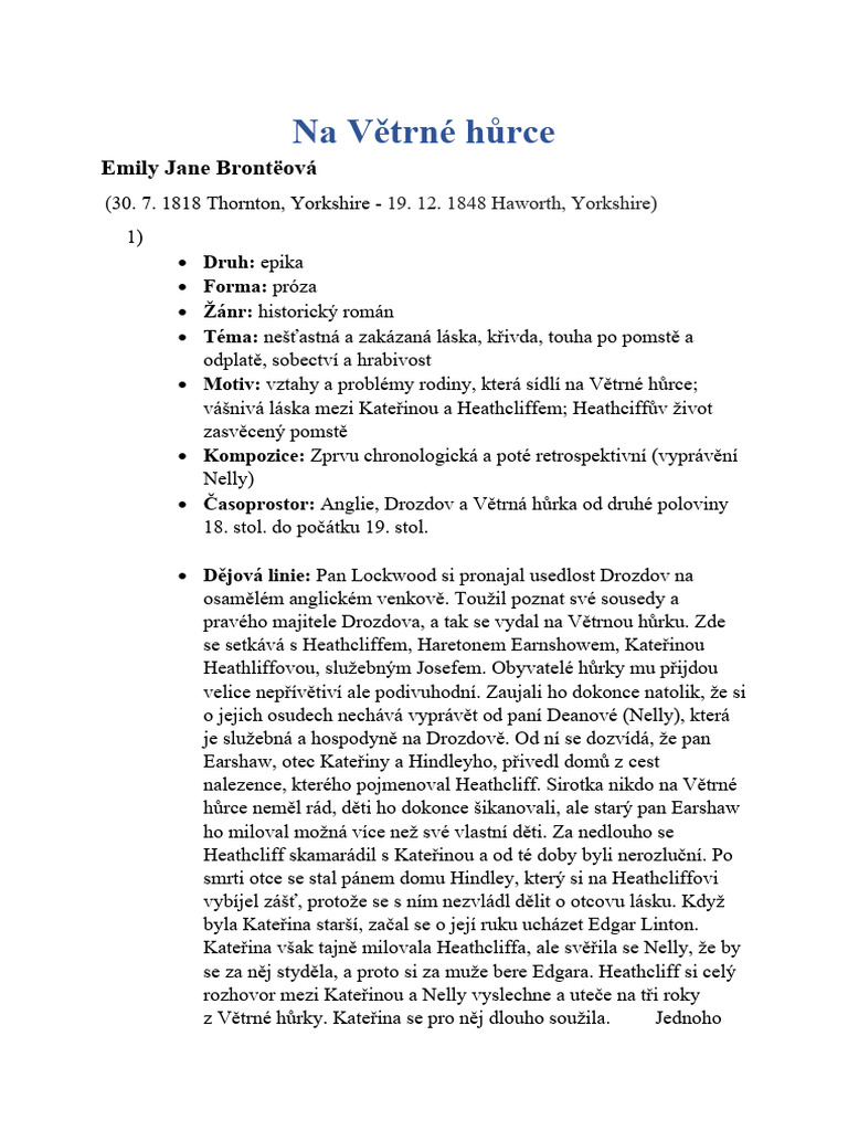 Portfolio - Na Větrné Hůrce | PDF