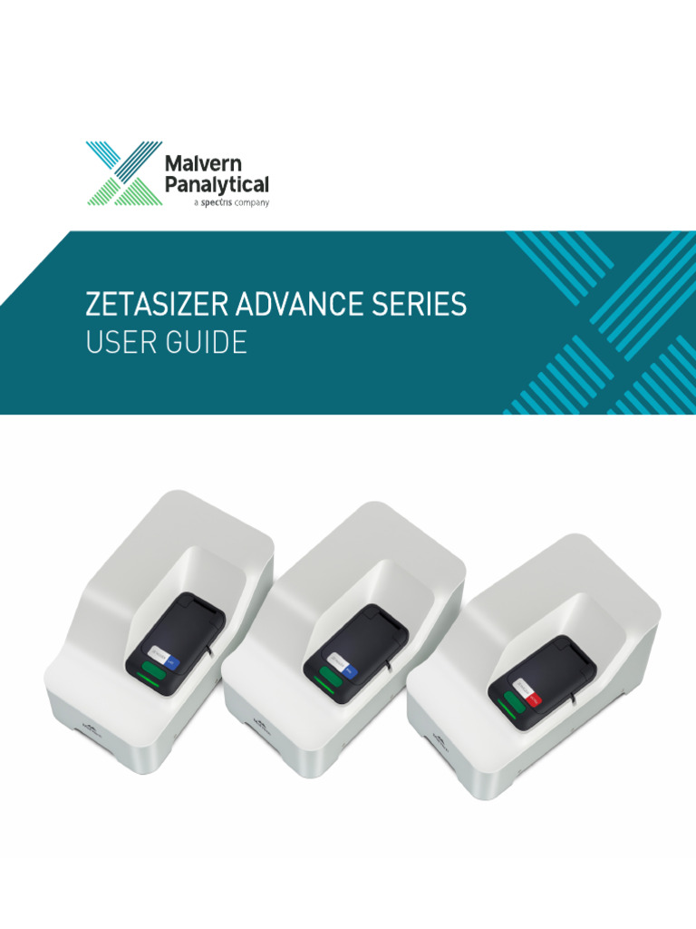 MAN 0592-07-En Zetasizer Advance Series User Guide | PDF