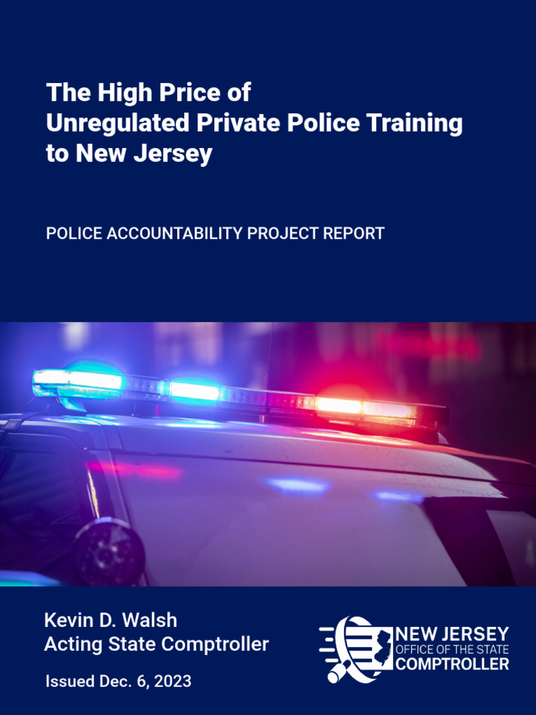 Police Training Report | PDF | Police | Reasonable Suspicion
