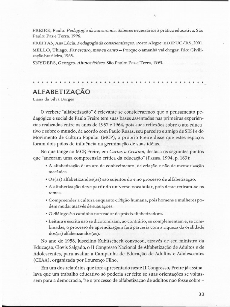Verbete Alfabetização Pdf Alfabetização Aprendizado