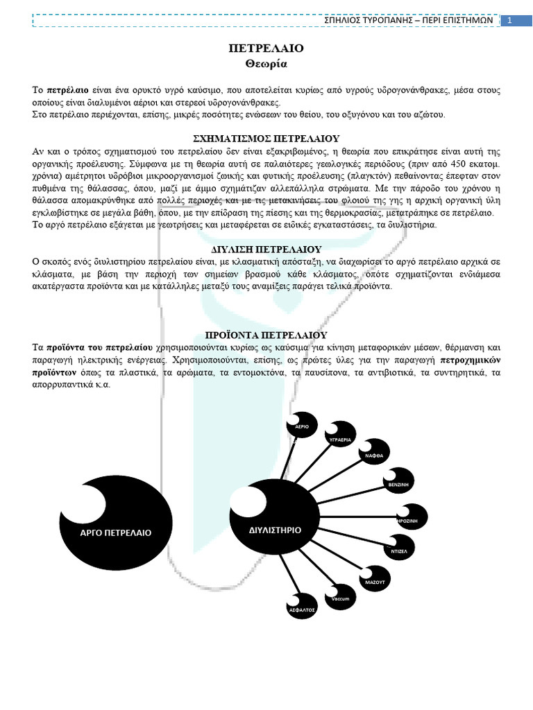 θεωρ ΘΕΩΡΙΑ ΠΕΤΡΕΛΑΙΟ | PDF