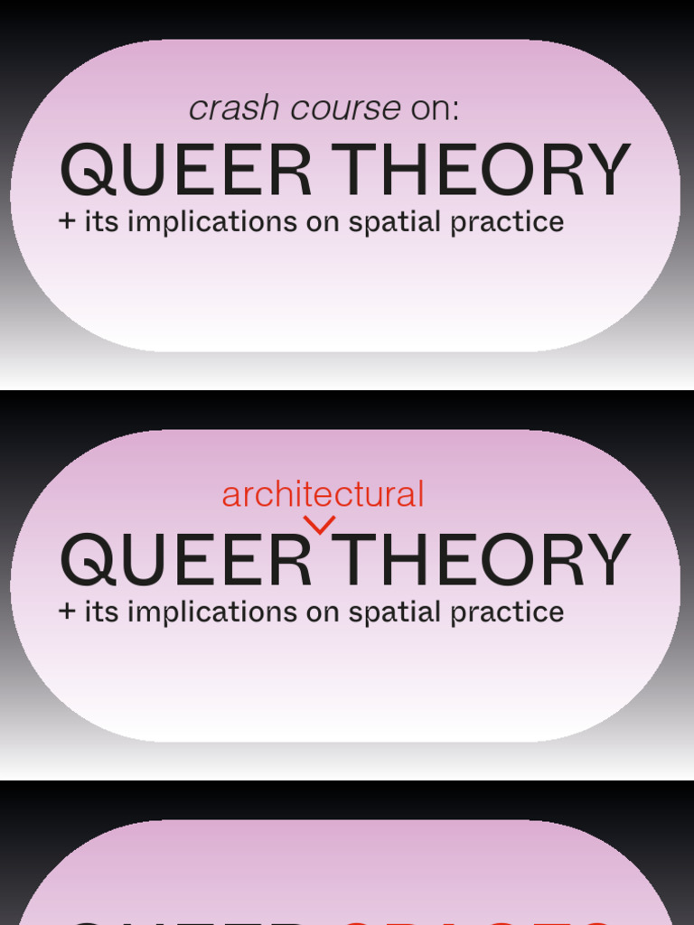 Crash Course | PDF | LGBTQIA+ Studies | Queer Theory