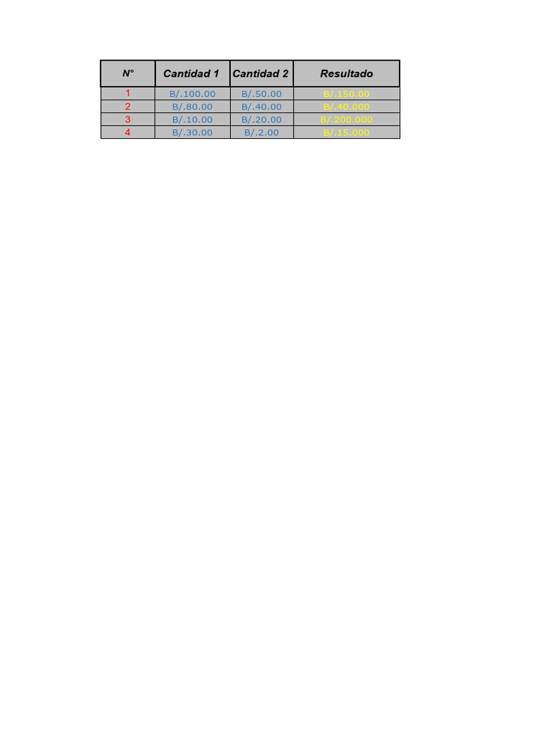 Tablas De Excell 1 Pdf 8692