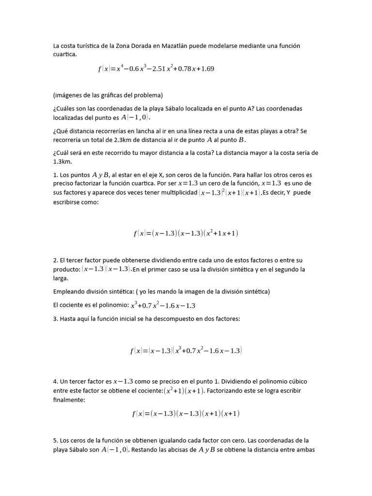 Mate problema Funcion Racional | PDF