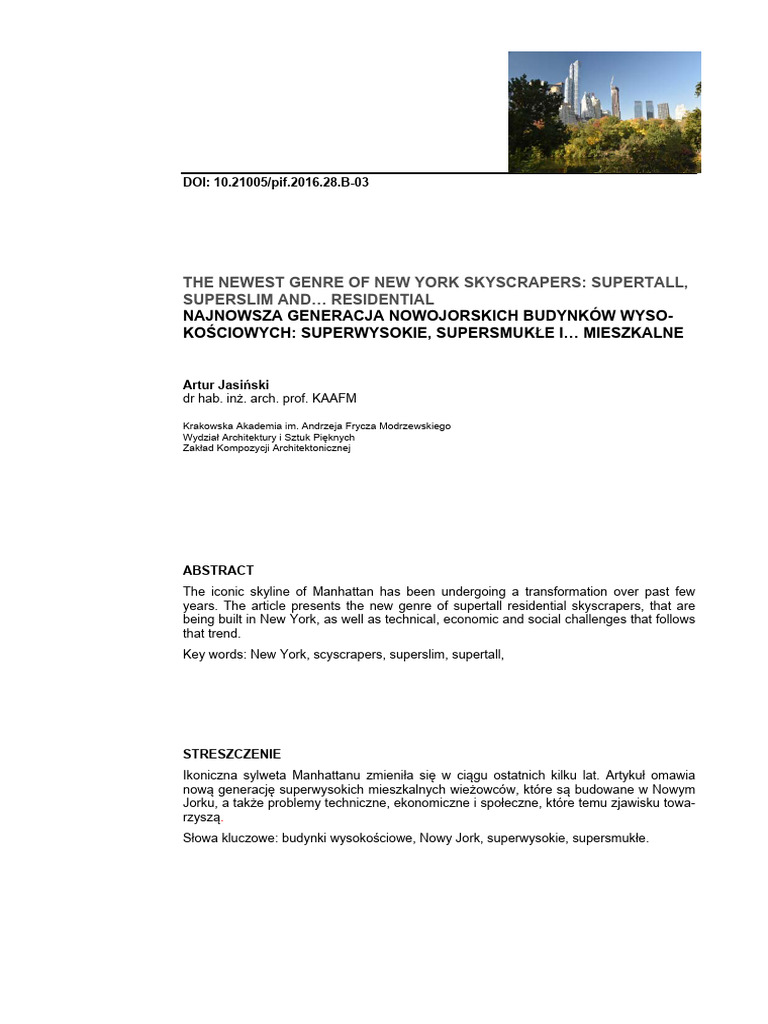 DOI 10 - 21005 Pif - 2016 - 28 - B-03 - Jasinski | PDF