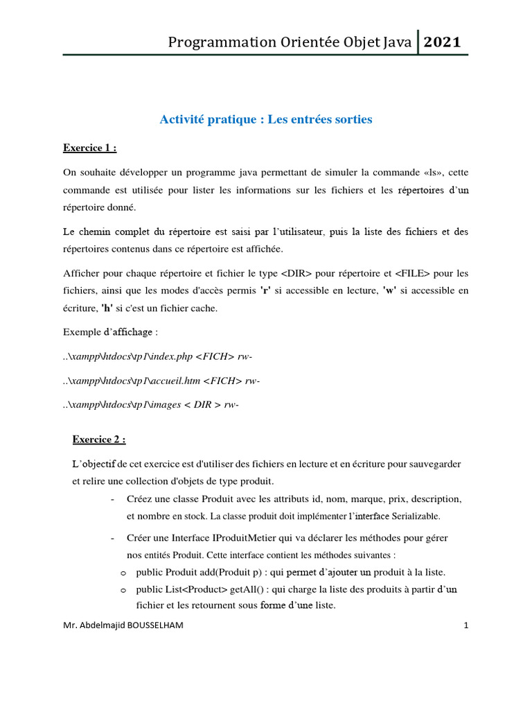 Input Output Management in Java | PDF