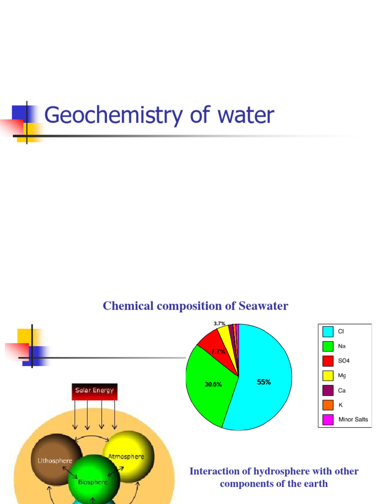 Water Geochemistry | PDF | Water Pollution | Geochemistry