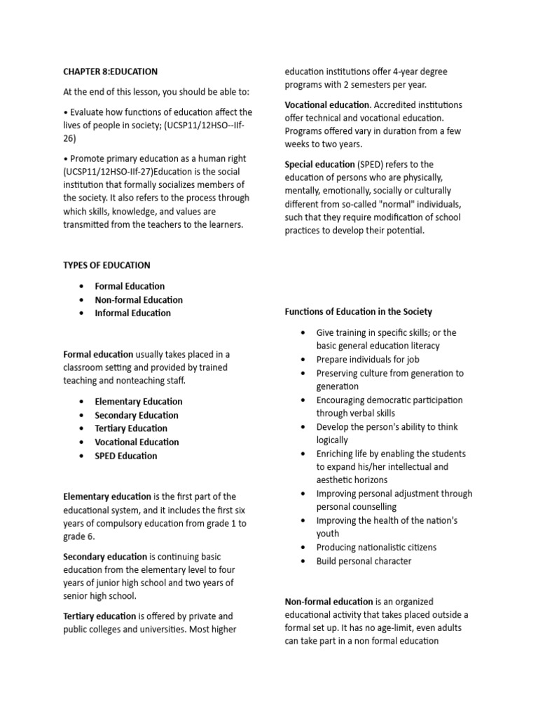 Ucsp Lesson 8 | PDF | Schools | Cognition Ucsp Lesson 8 | PDF | Schools | Cognition
