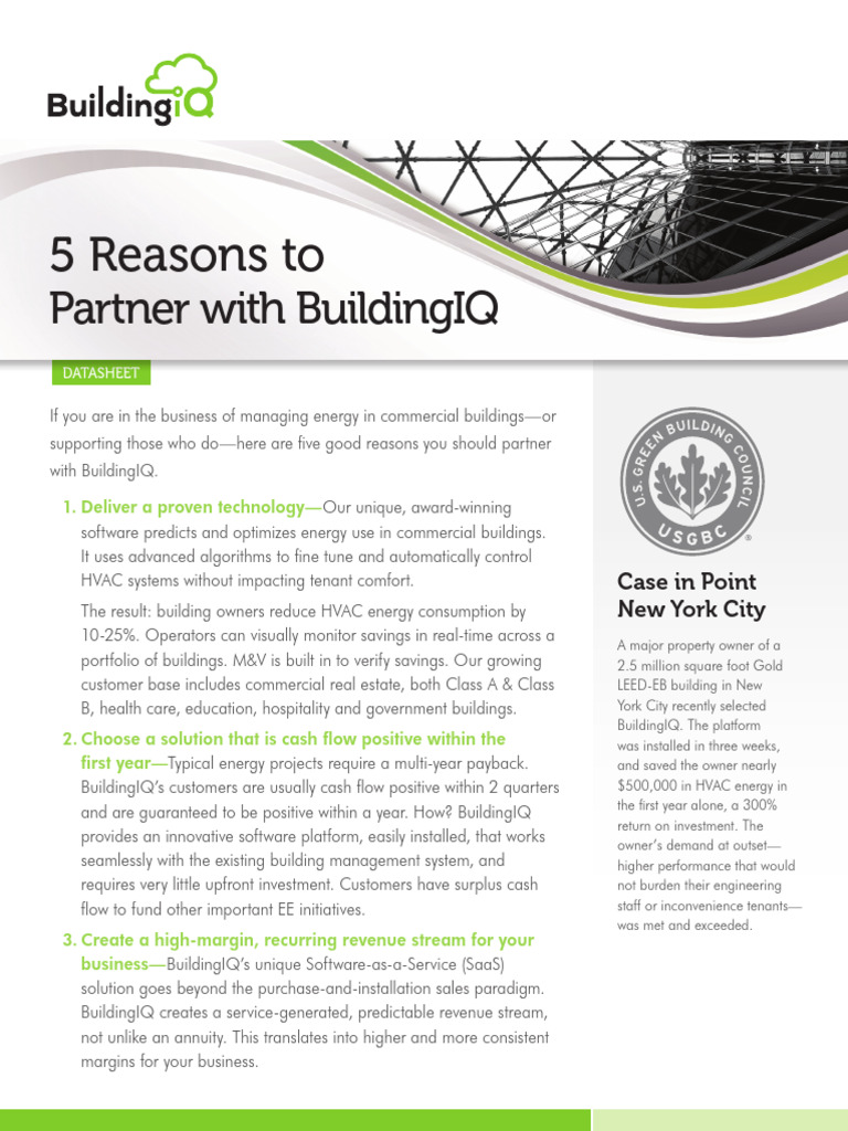 BIQ WhyPartnerwithBuildingIQ DS v3 | PDF