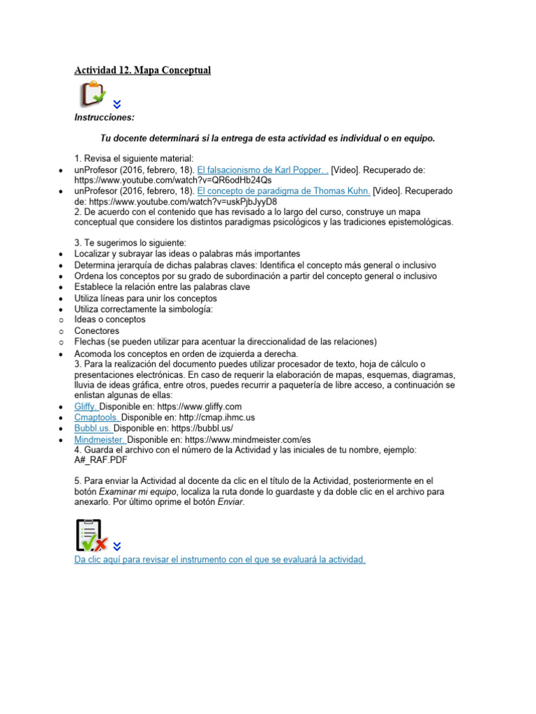 Act 12 Mapa Conceptual | PDF