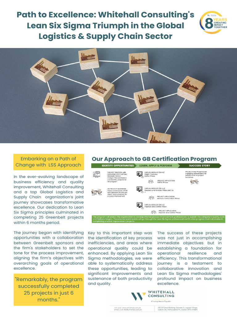 Lean Six Sigma Greenbelt Success Asia Pacific Logistics Case Study ...