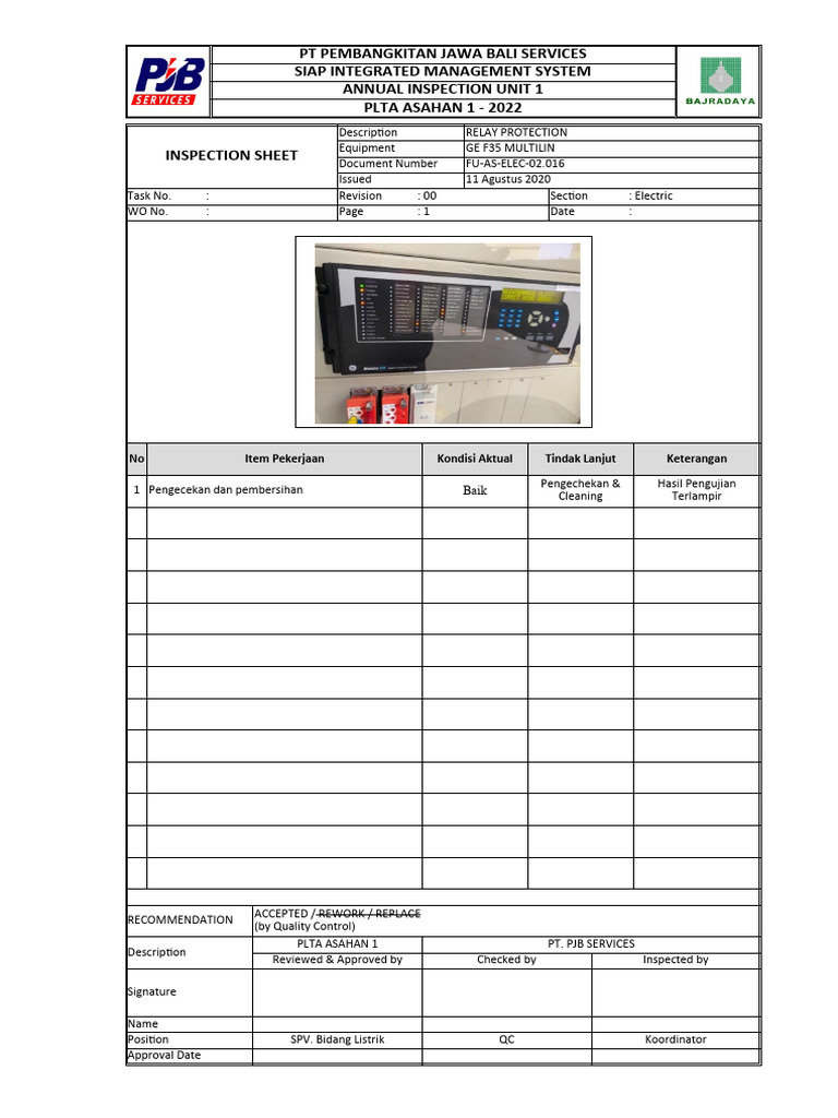 Modul GE F35 Multilin | PDF