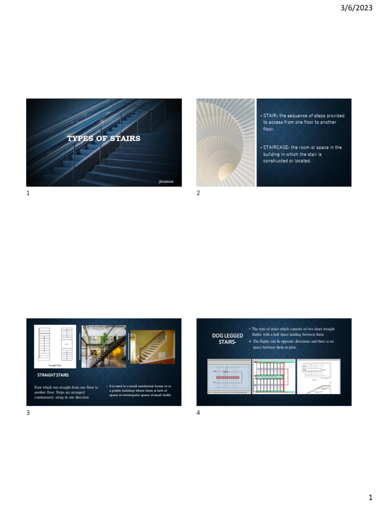 MODULE 5- STAIRS | PDF | Stairs | Building Engineering