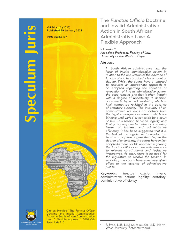 Functus Officio | PDF | Administrative Law | Judicial Review