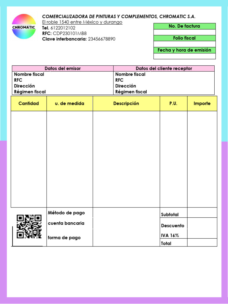 Formato de factura | PDF