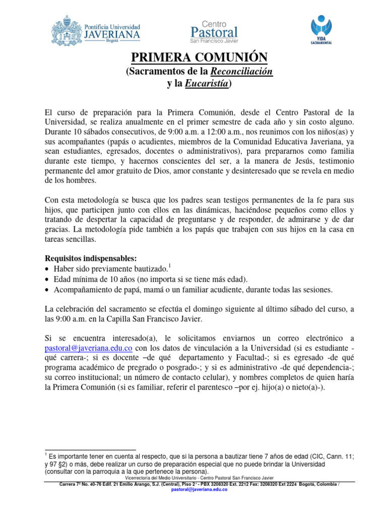 Primeras Comuniones | PDF | eucaristía