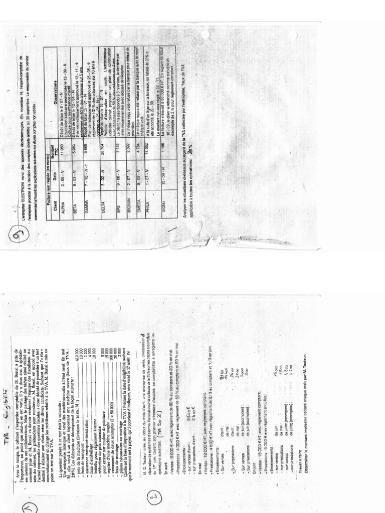 3 TVA Exigibilité - Exercices 2 | PDF